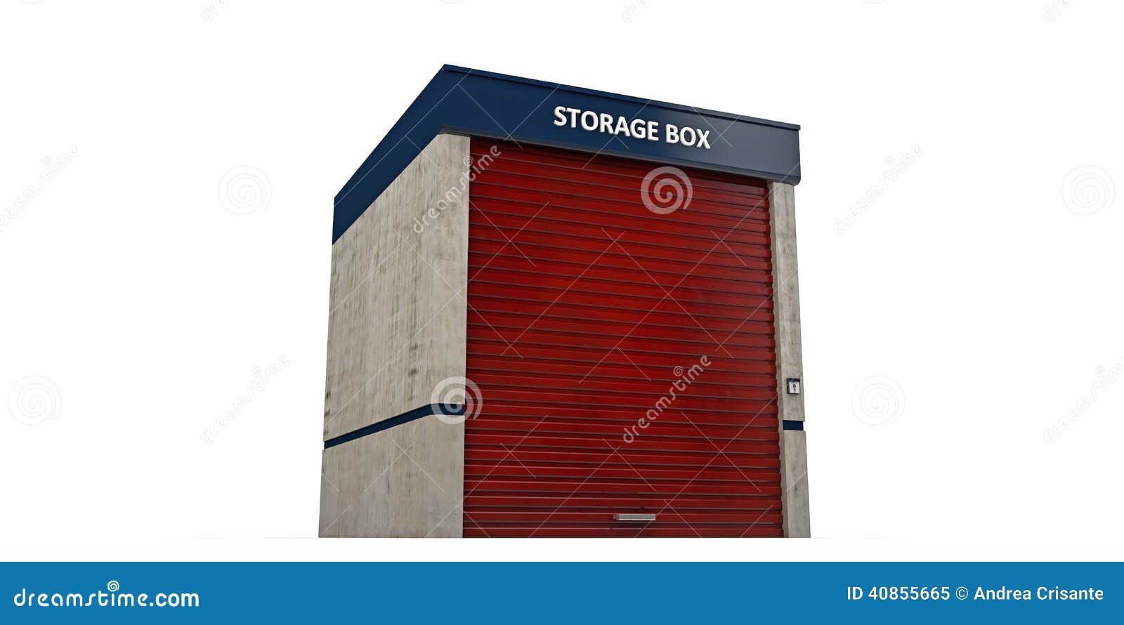 Storage unit stock illustration. Illustration of white - 40855665