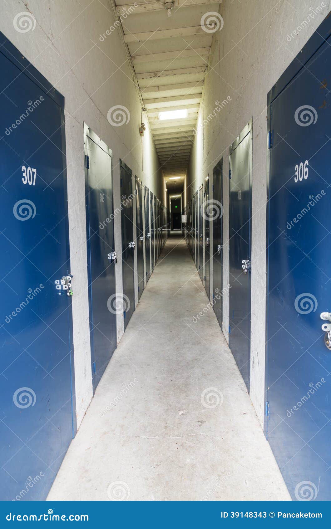 Storage Units stock image. Image of doorways, selfstore - 39148343