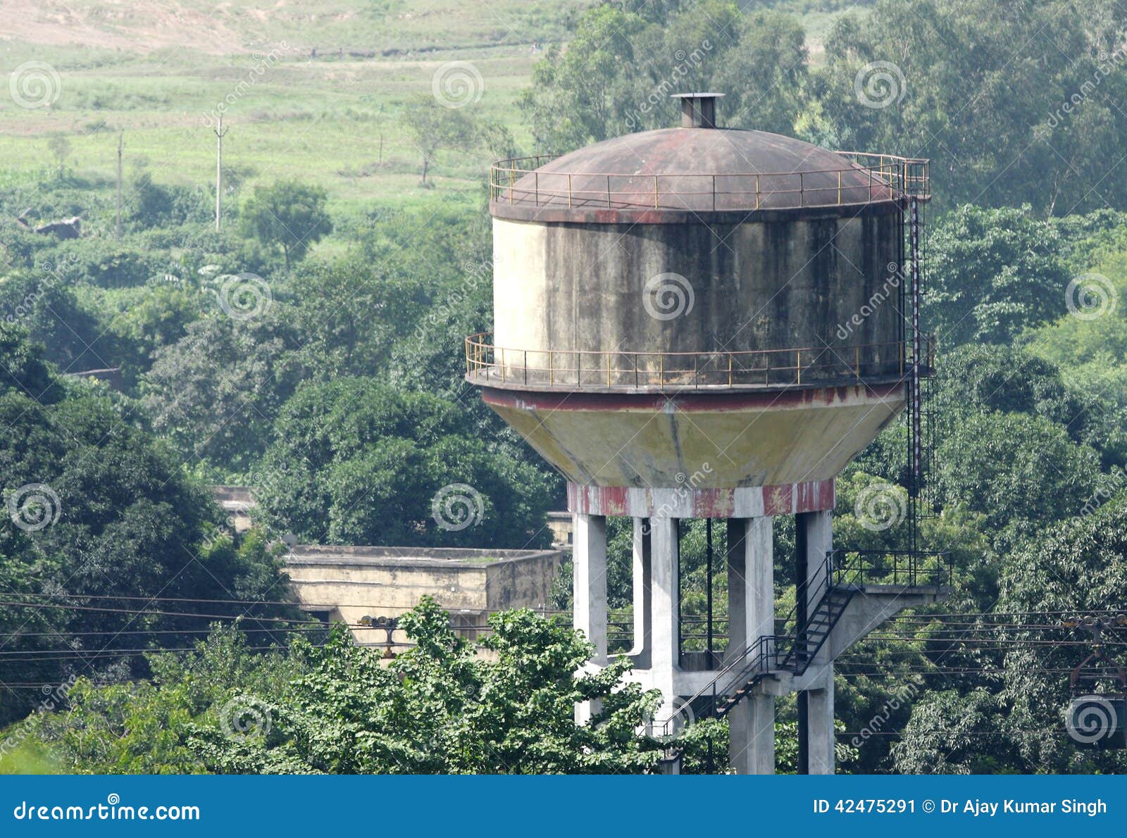 Storage water tank stock image. Image of architecture - 42475291