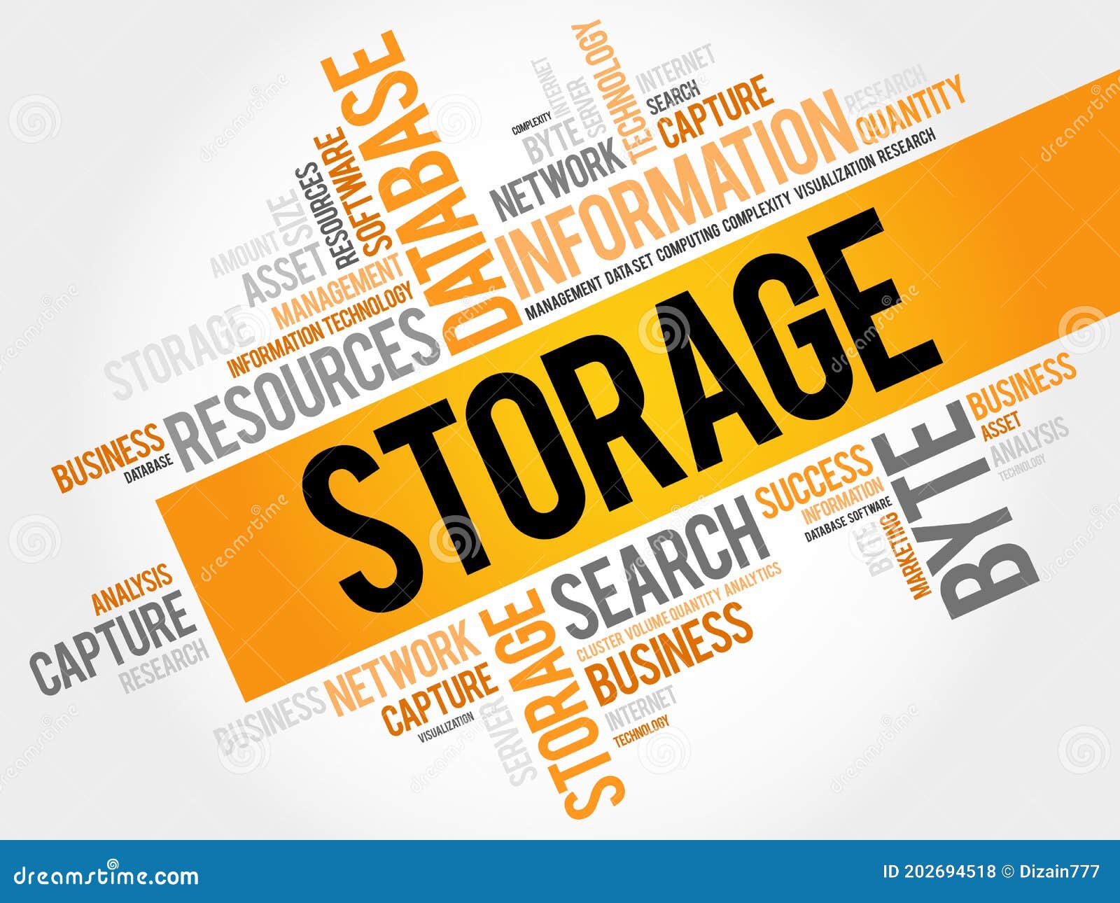 Storage Word Cloud Collage Stock Photo | CartoonDealer.com #197981310