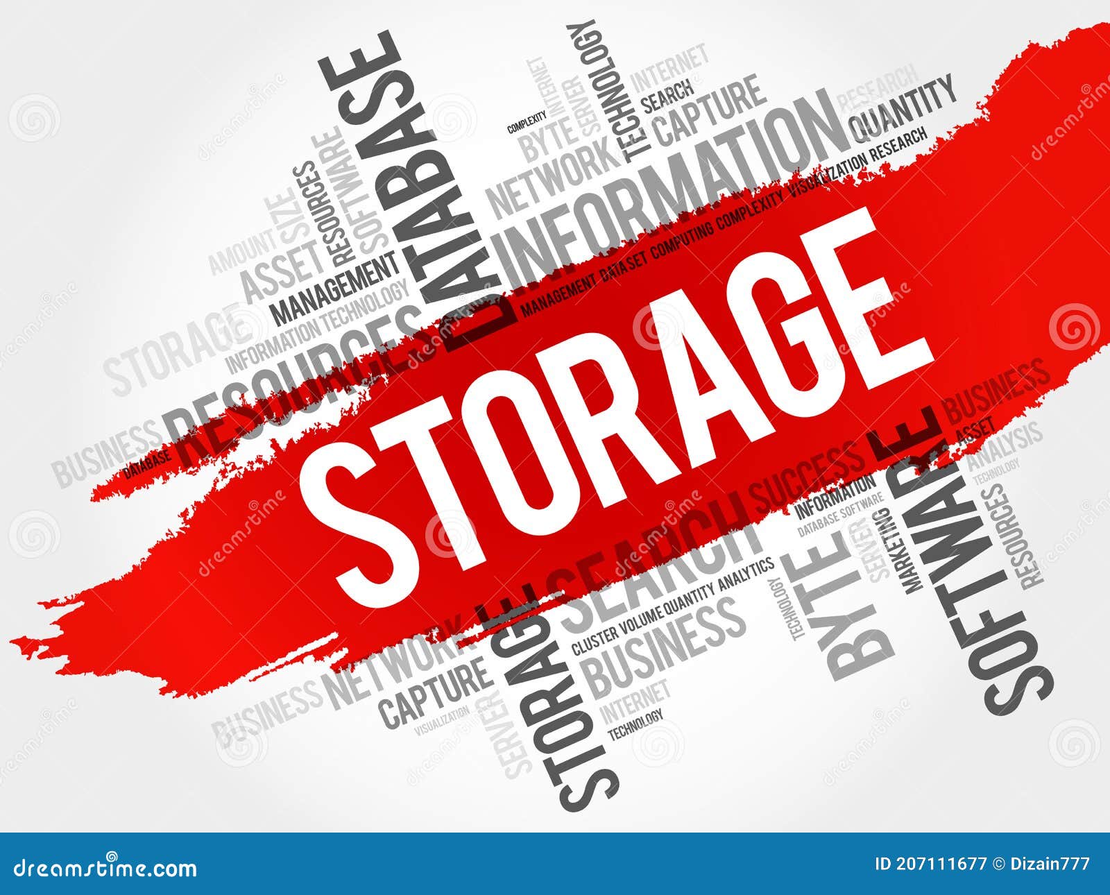 Storage Word Cloud Collage Stock Photo | CartoonDealer.com #197981310