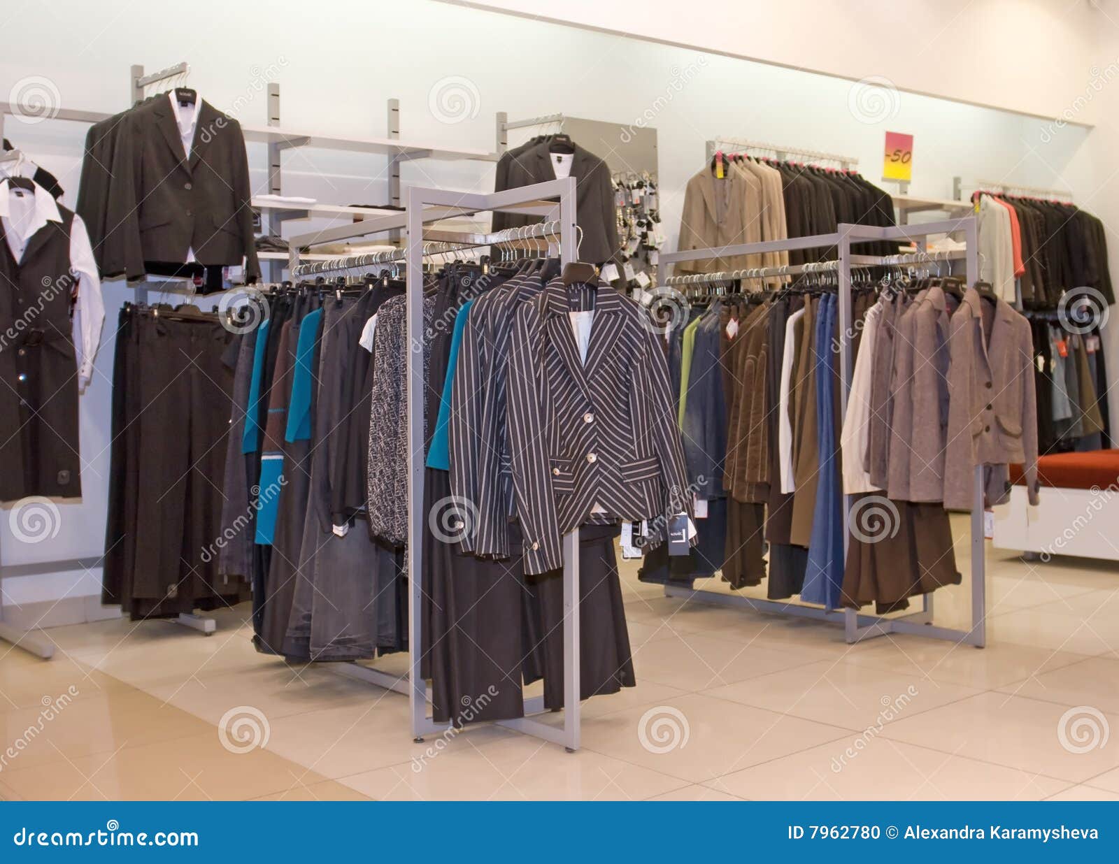Store stock photo. Image of clothing, dress, fashion, consumer - 7962780