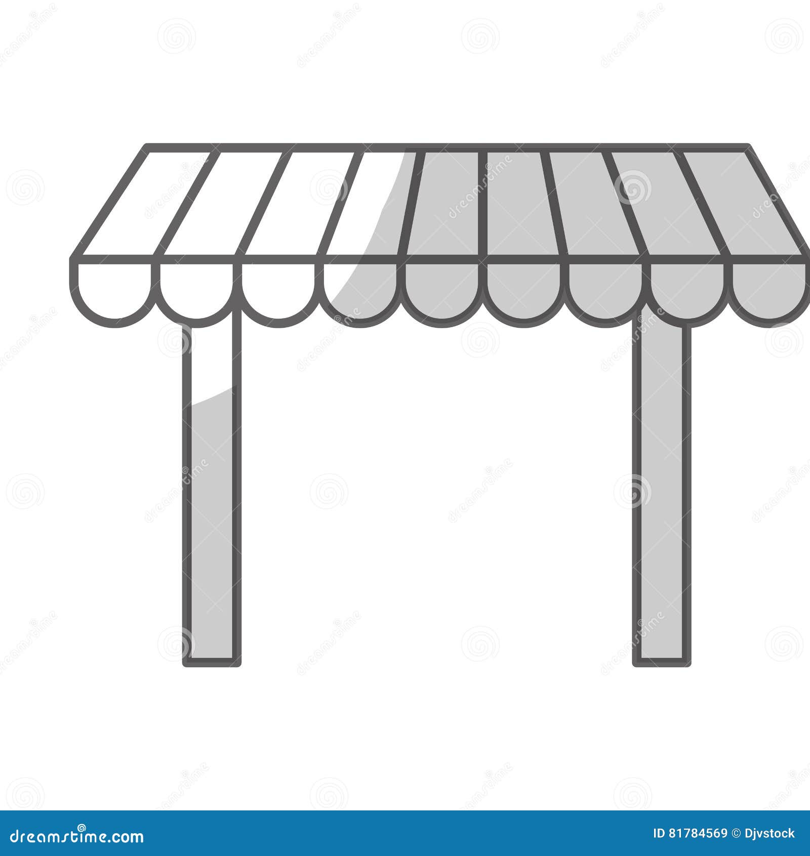 Store awning icon stock vector. Illustration of roof - 81784569
