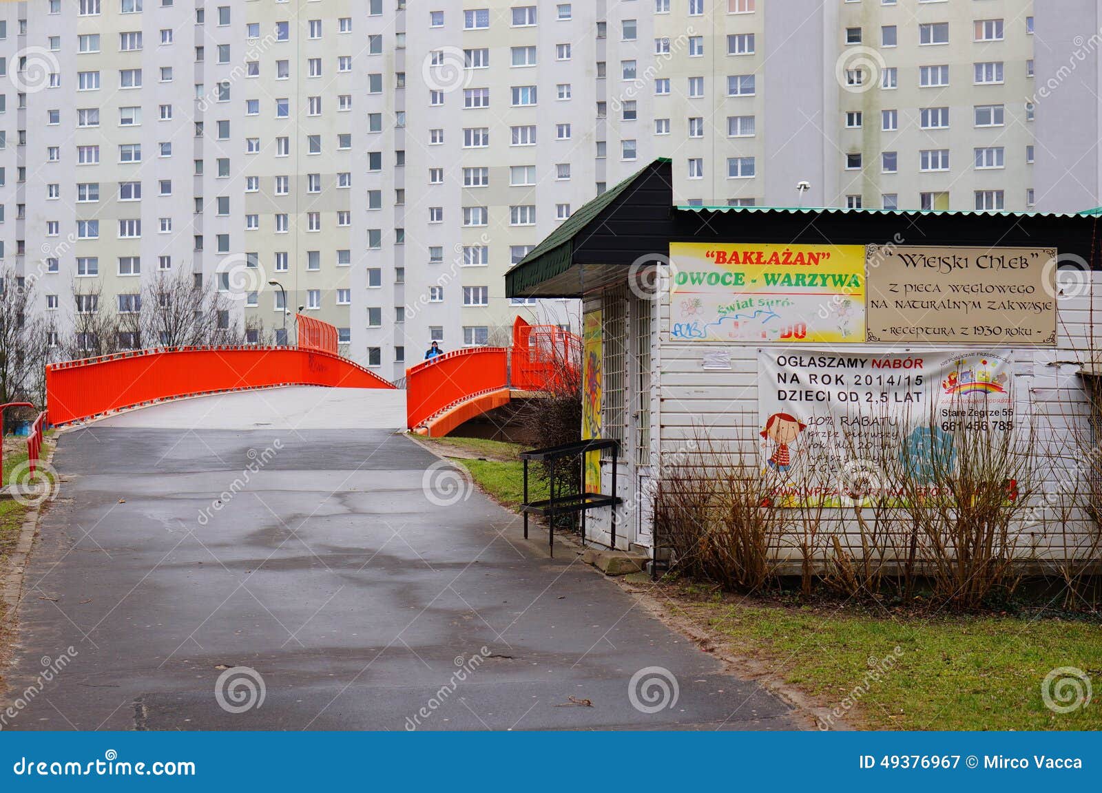 Store by bridge editorial photography. Image of poznan - 49376967