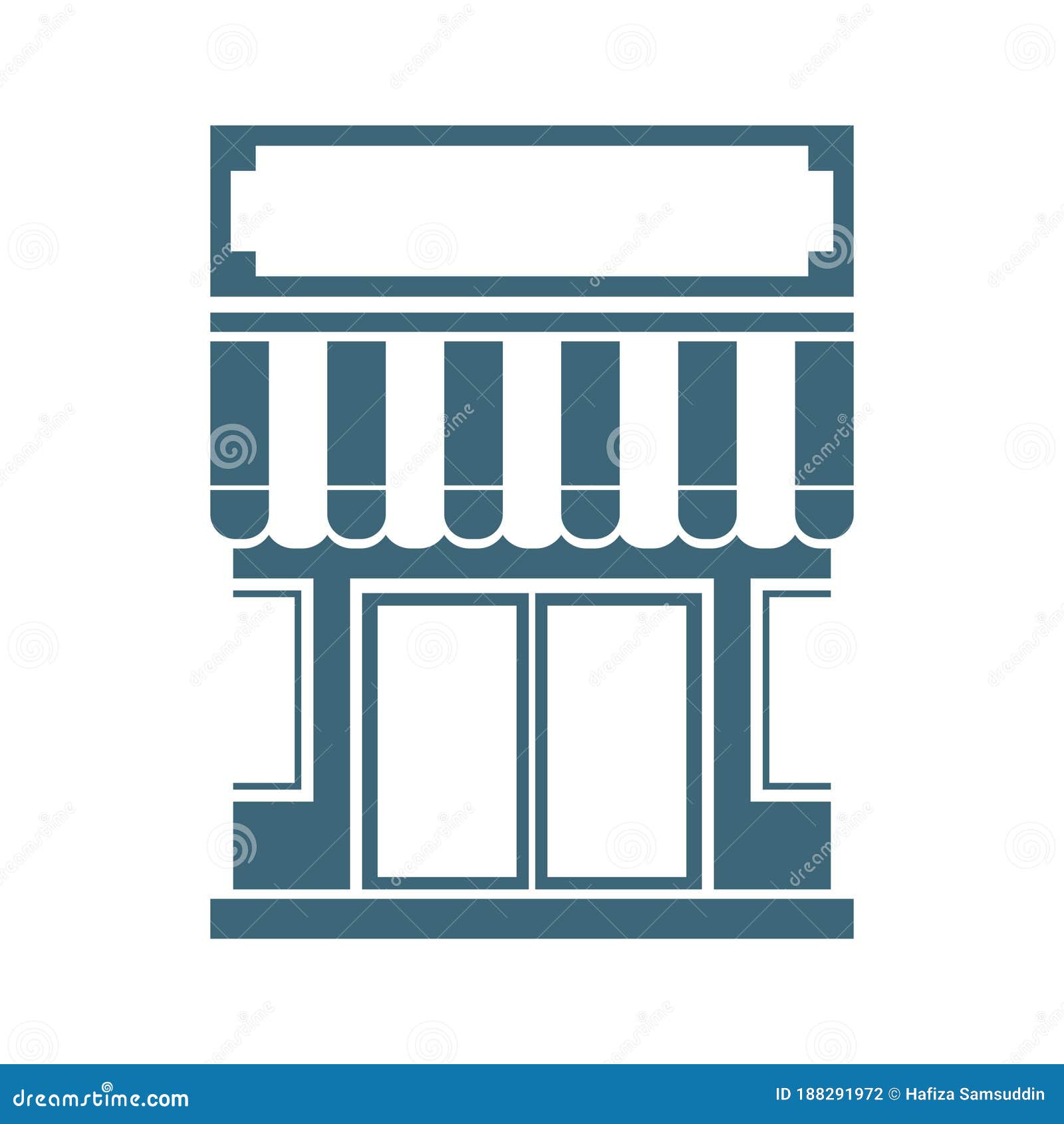 Store Building. Vector Illustration Decorative Design Stock Vector ...