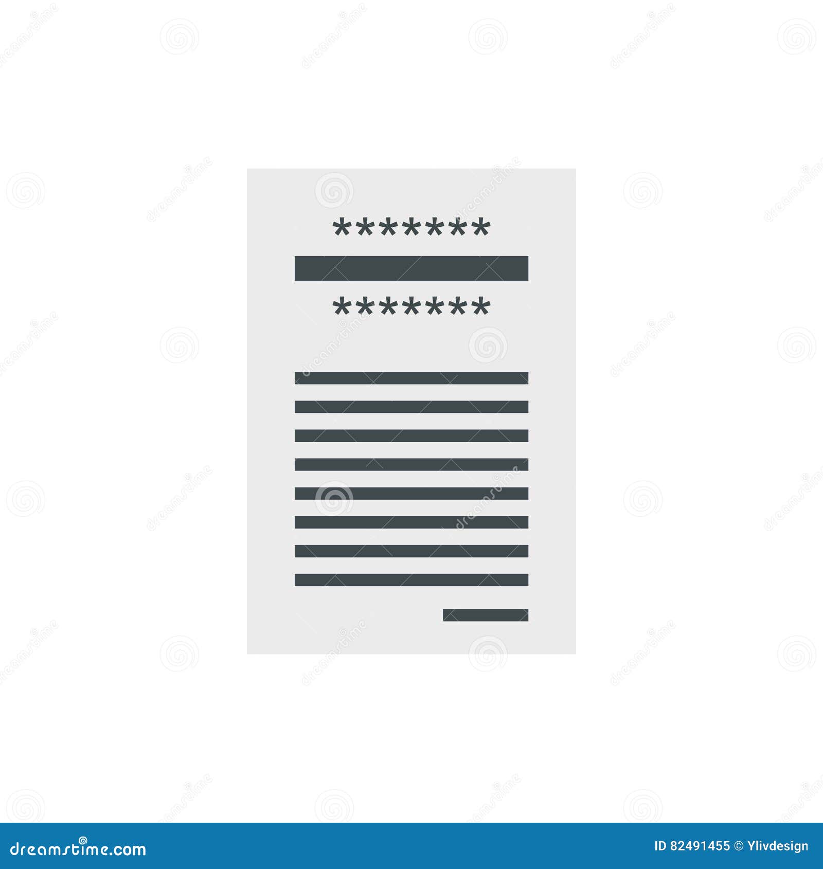 Store Check Icon, Flat Style Stock Vector - Illustration of check, blog ...