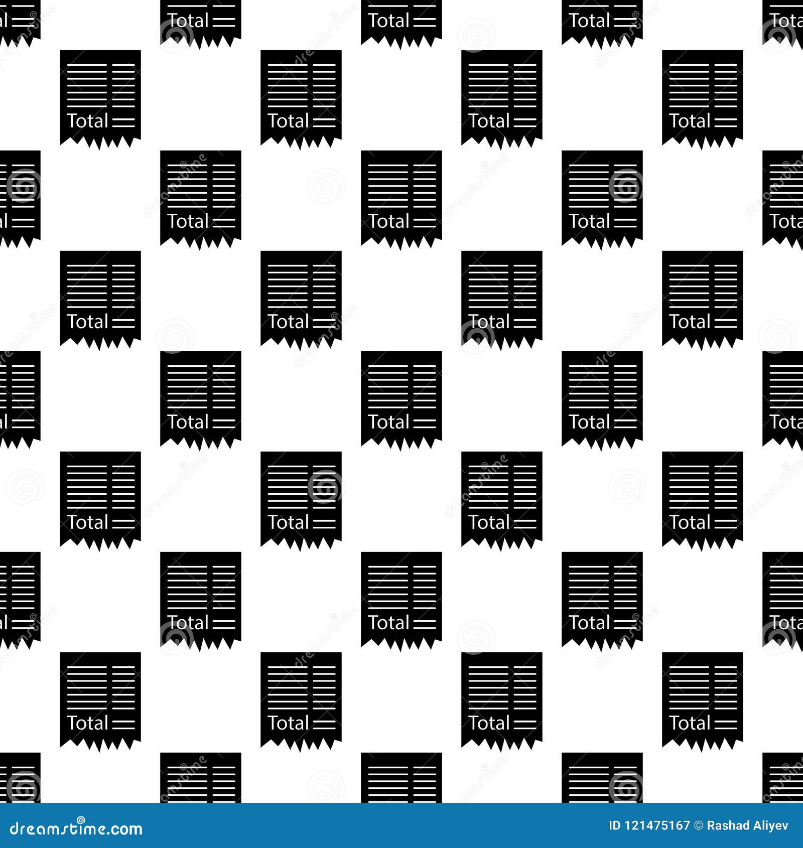 Store Check Icon in Pattern Style Stock Illustration - Illustration of ...