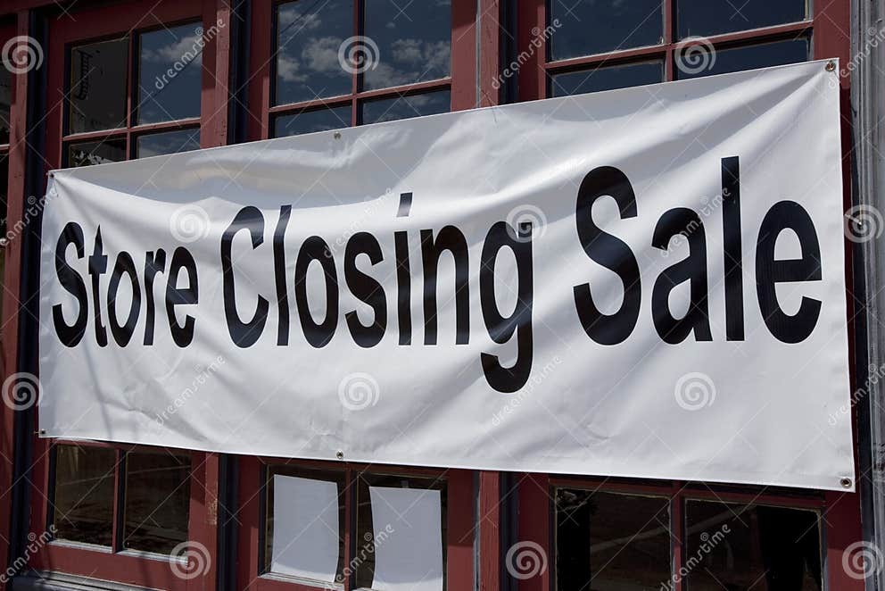 Store Closing stock image. Image of storefront, business - 15102661