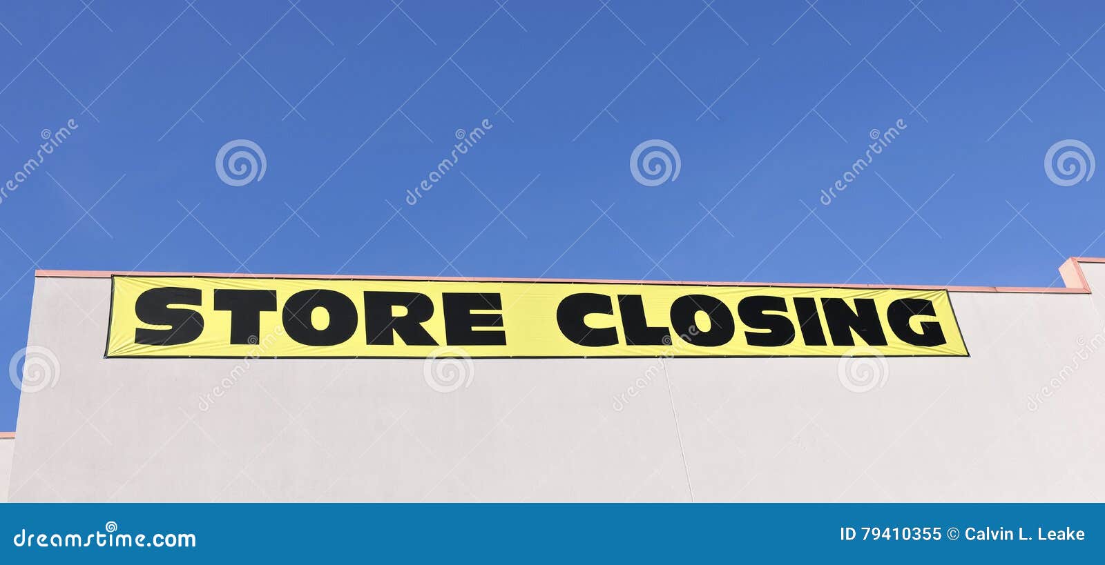 Store Closing Sign stock image. Image of chaper, reposess - 79410355