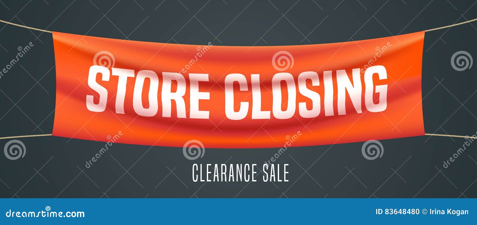 Store Closing Vector Illustration, Background Stock Vector ...