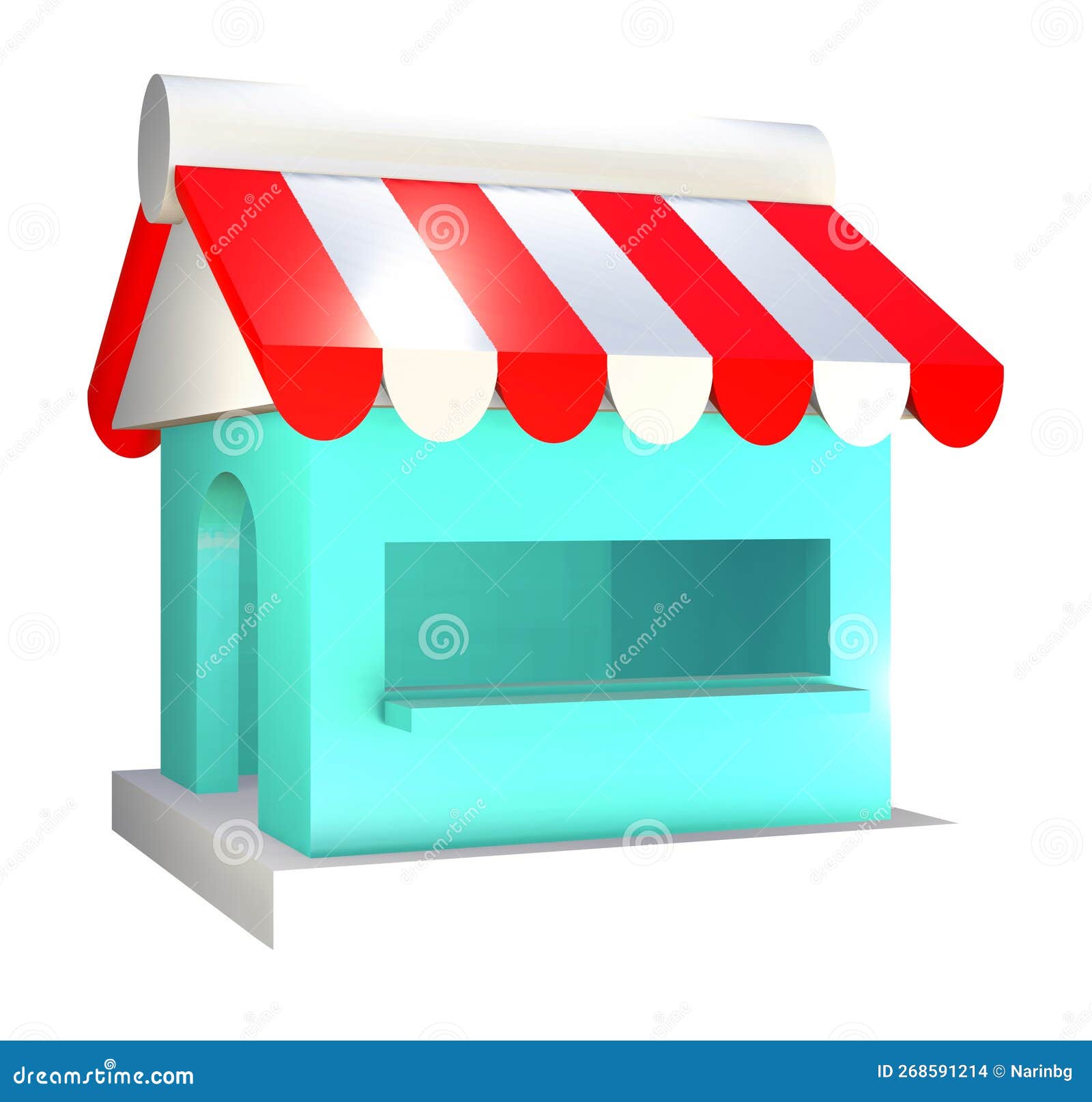 Store 3d Icon Transparent Illustration Stock Photo - Illustration of ...