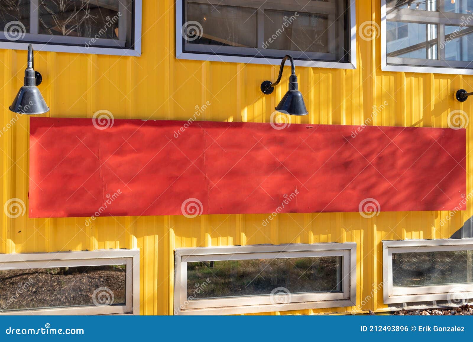 Store Facade with the Colors of the Year Stock Photo - Image of ...