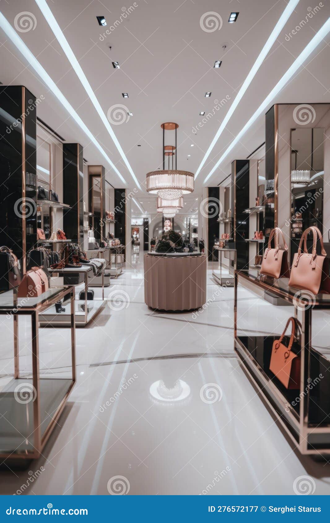 A Store Filled with Lots of Handbags and Purses. AI Generative Image ...