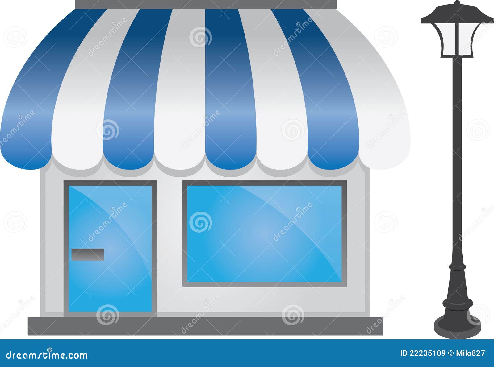 Store Front stock illustration. Illustration of small - 22235109