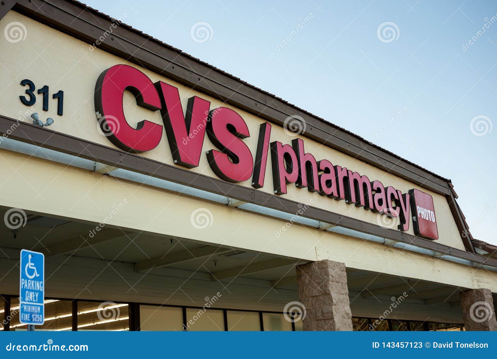 A Store Front Sign for CVS Pharmacy Editorial Stock Photo - Image of ...