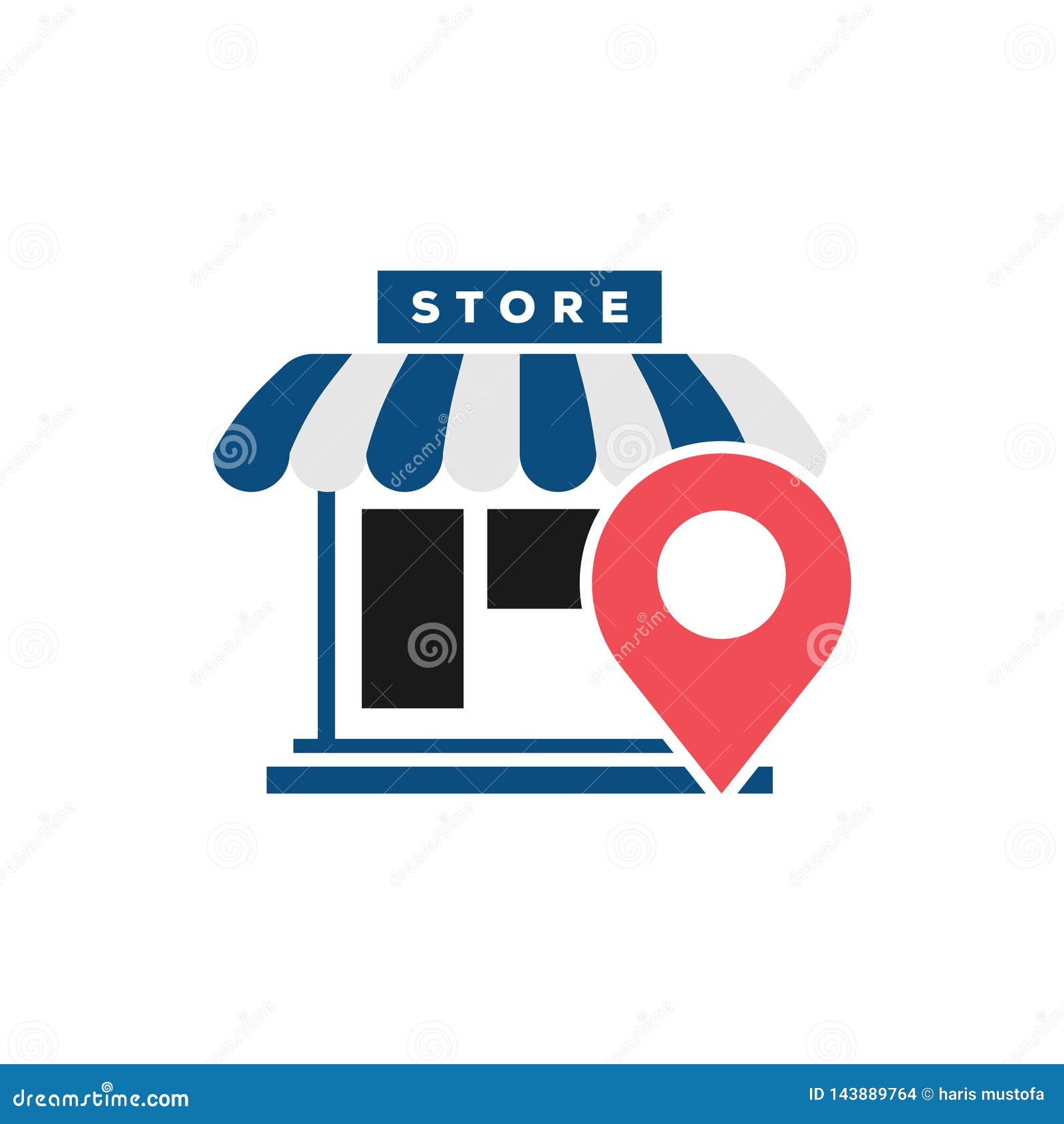 Store Graphic Design Template Vector Isolated Stock Vector ...