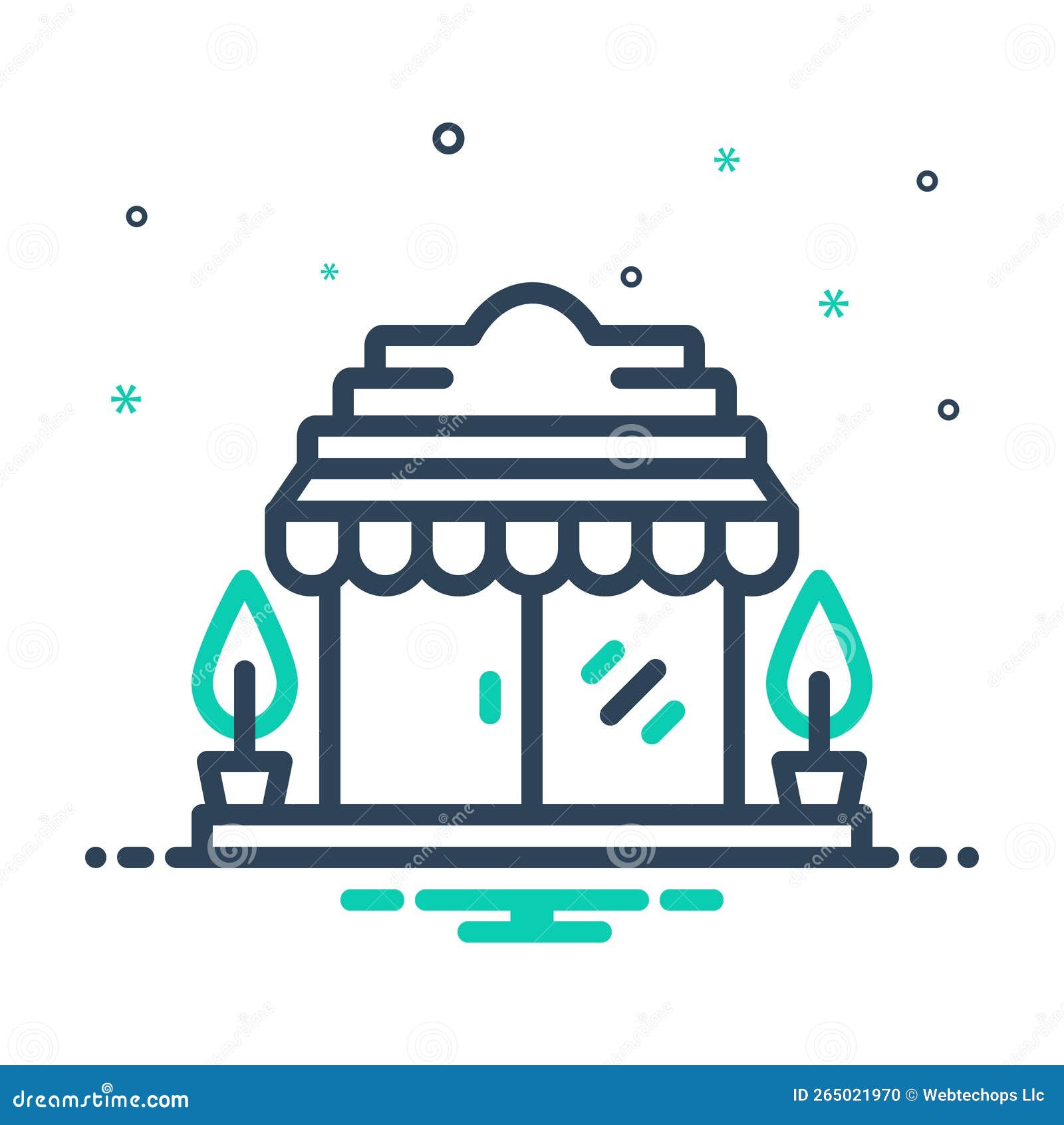 Mix Icon for Store, Shop and Business Stock Vector - Illustration of ...