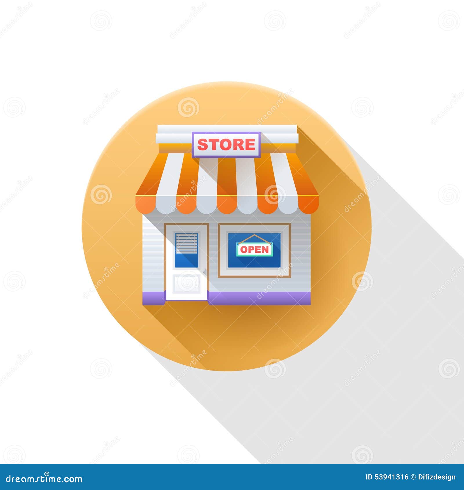 Store icon. Shop icon stock illustration. Illustration of background ...