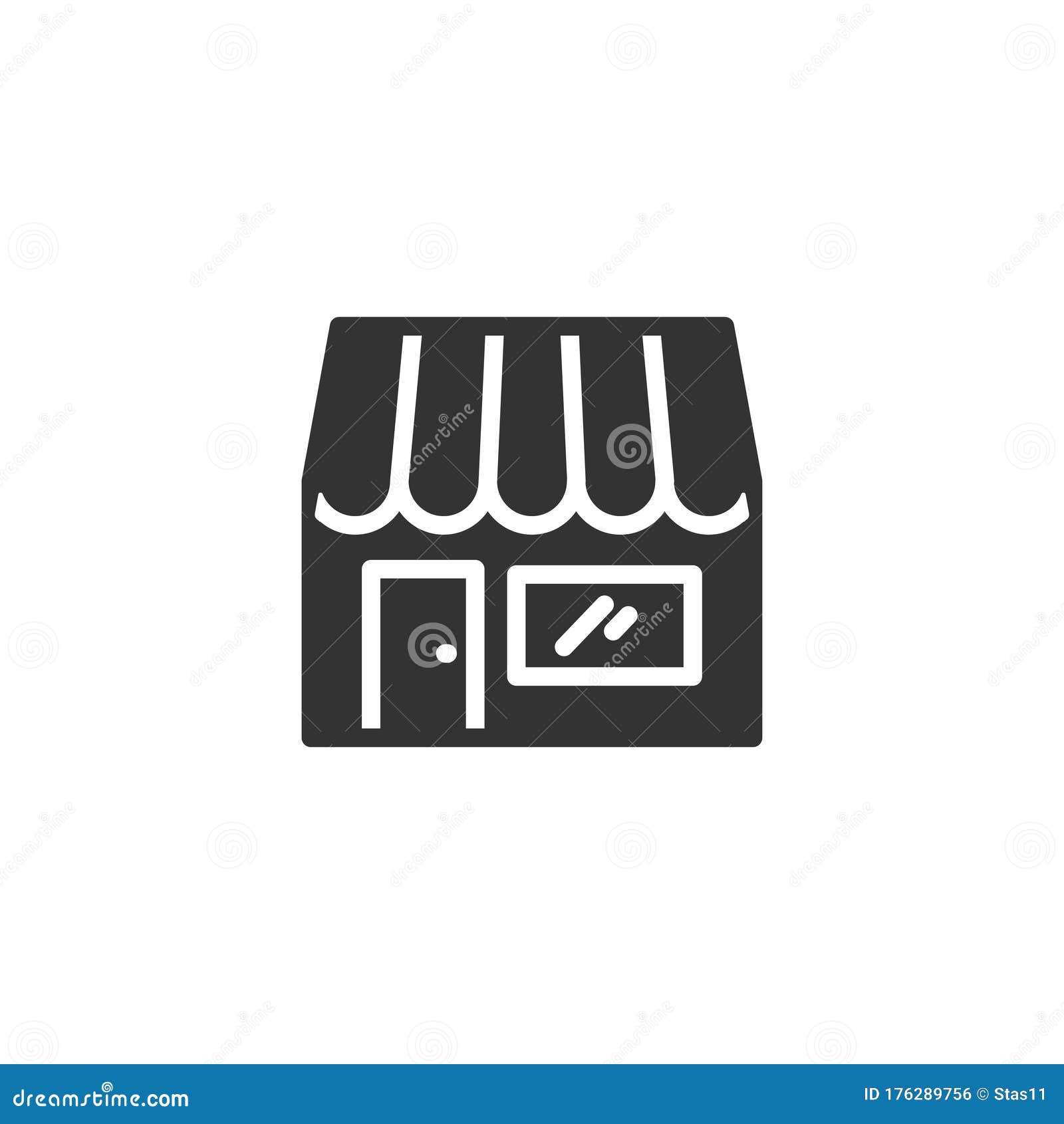 Store Icon in Simple Design. Vector Illustration Stock Vector ...
