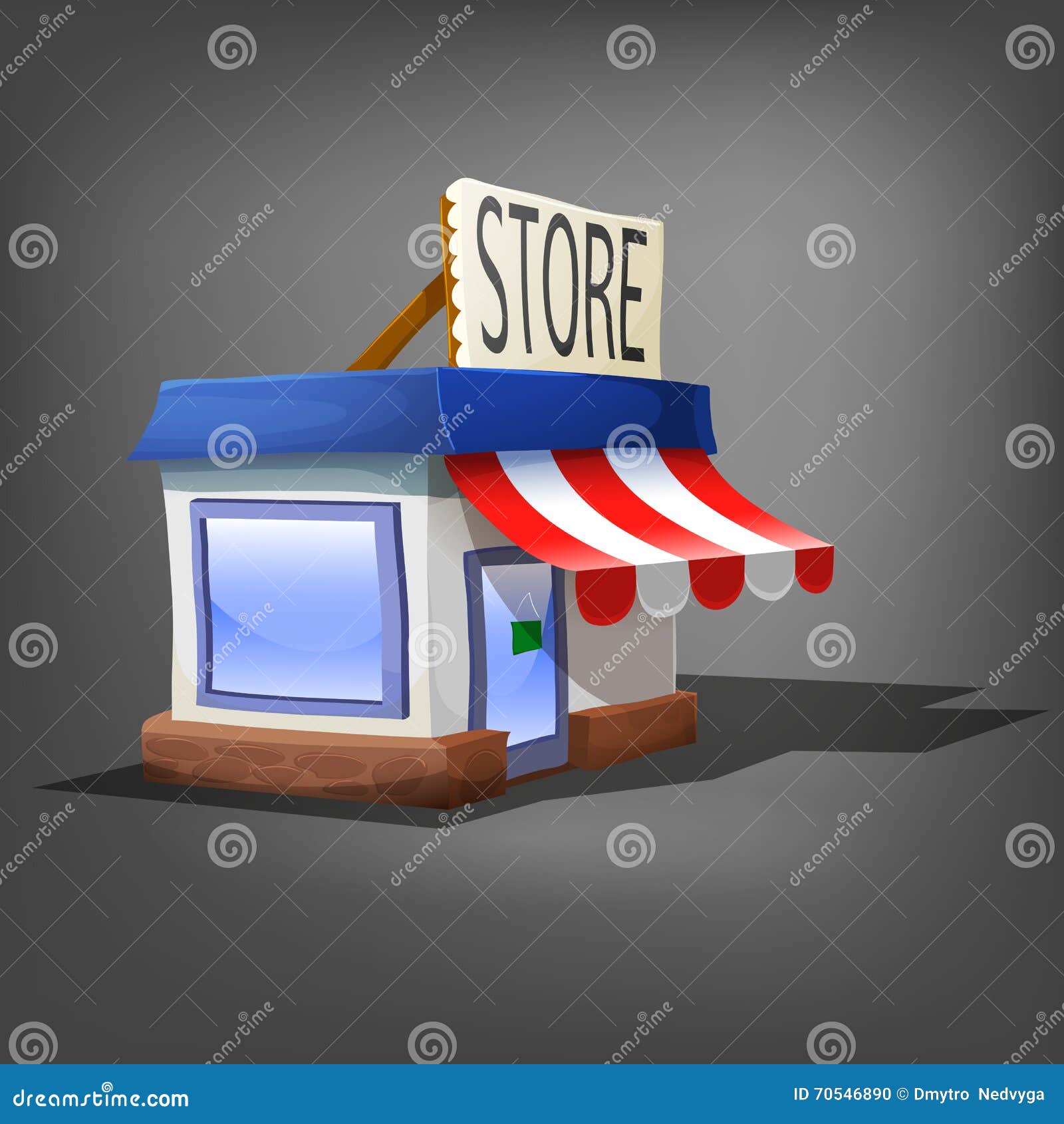 Store Icon. Vector Illustration. Stock Vector - Illustration of ...