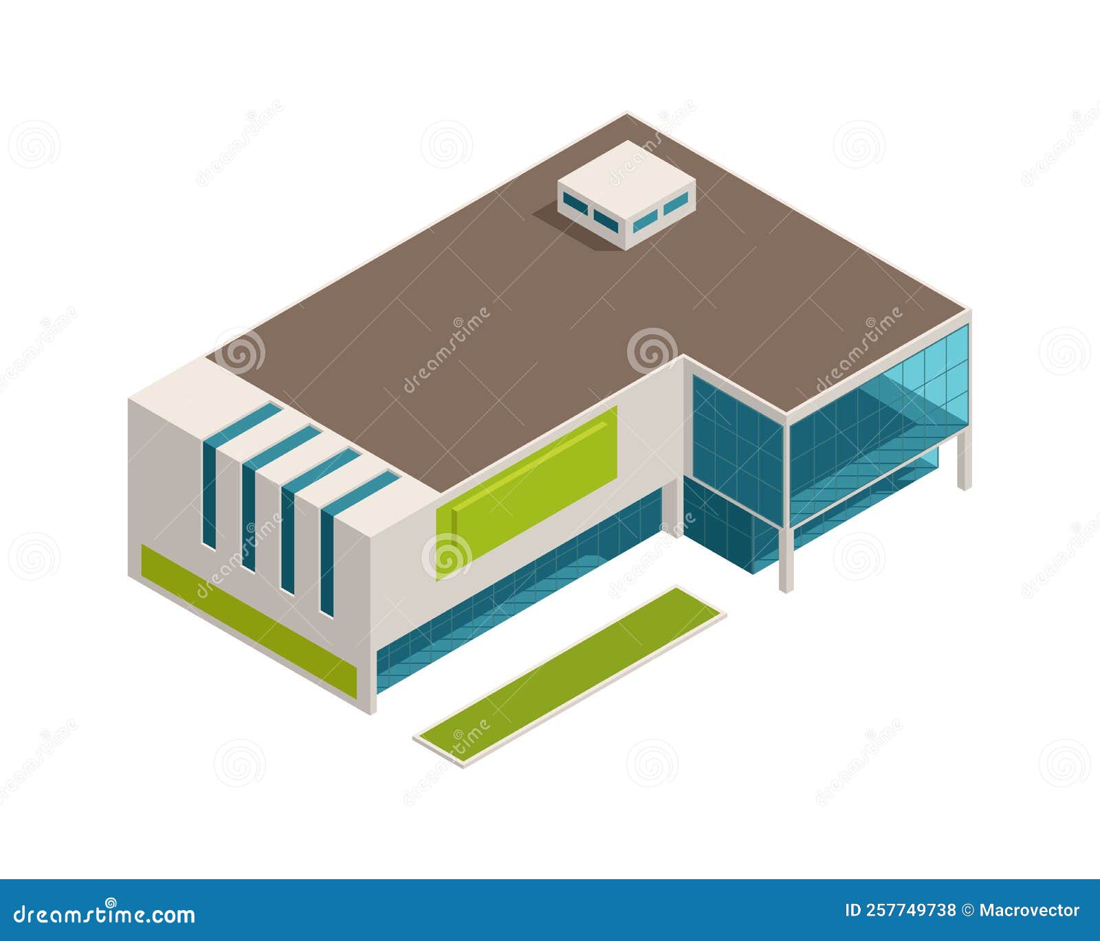 Store Isometric Illustration Stock Illustration - Illustration of ...