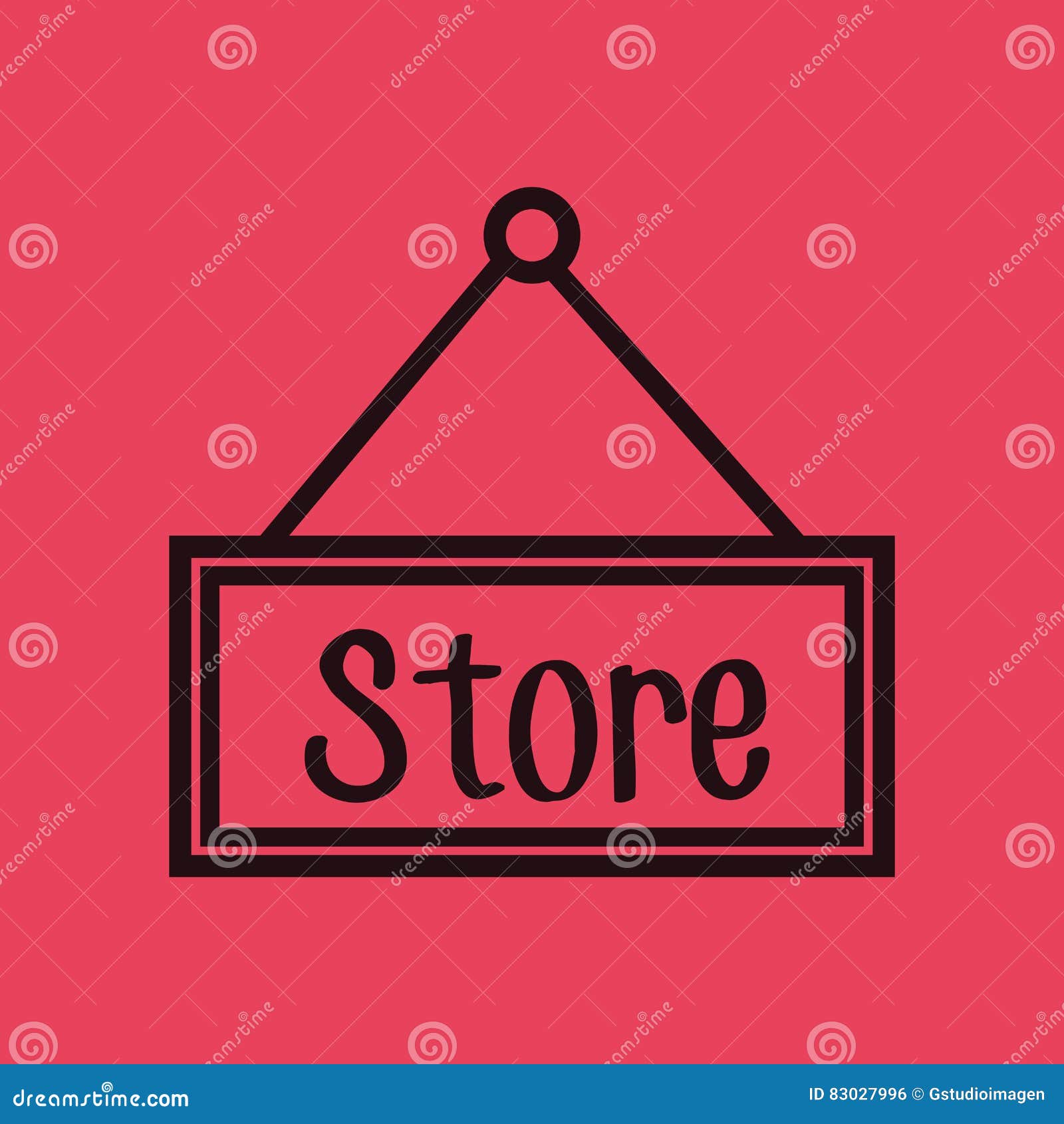 Store label hanging icon stock illustration. Illustration of isolated ...
