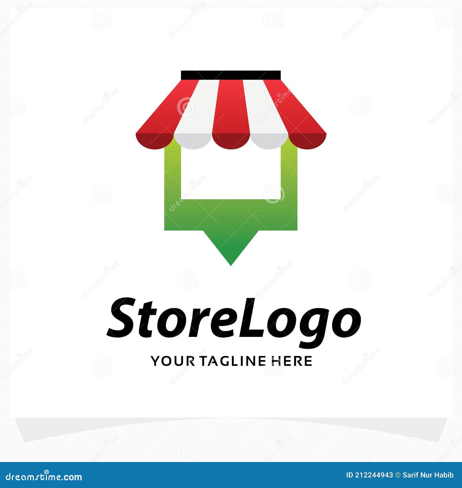 Store Logo Template Design Template Stock Vector - Illustration of ...