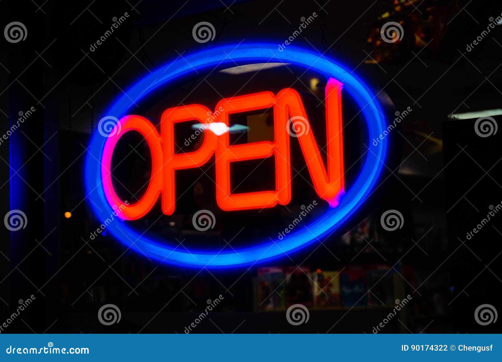 Store open stock photo. Image of advertising, operation - 90174322