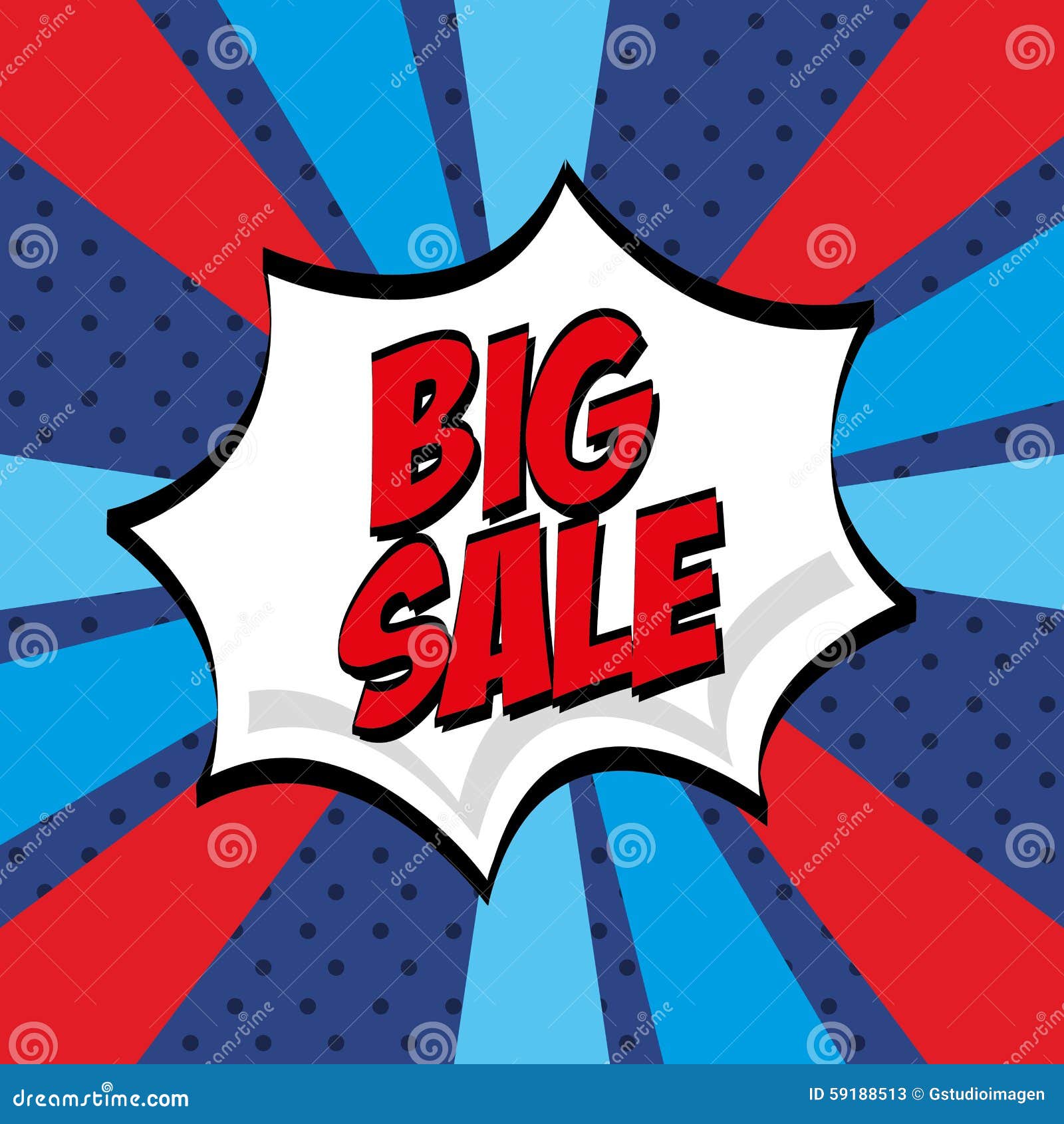 Store pop art label stock vector. Illustration of poster - 59188513