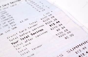 Store Receipt stock photo. Image of savings, return, statement - 53664