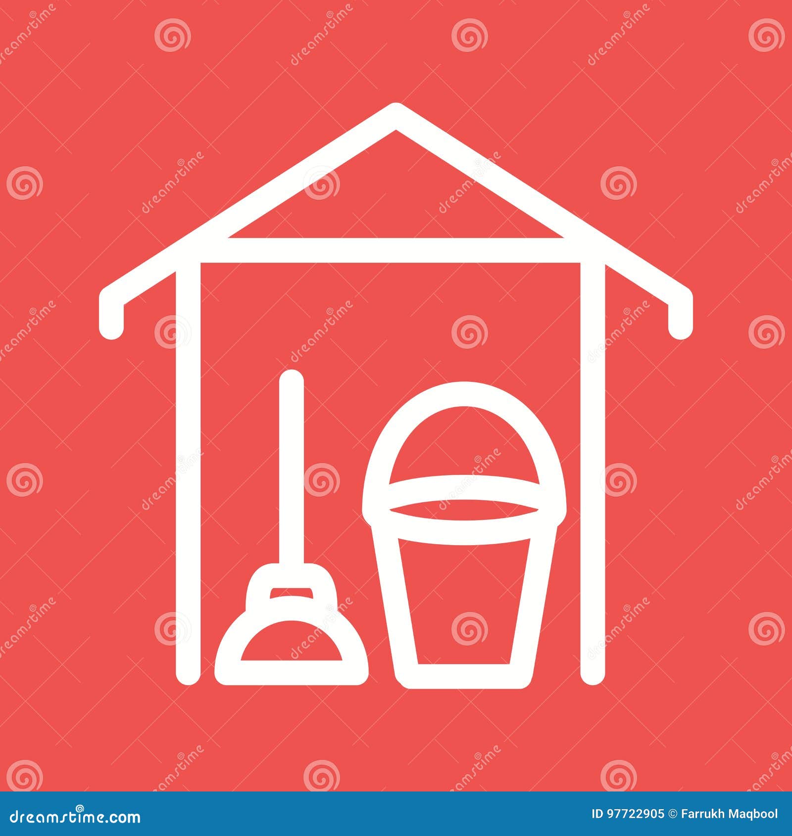 Store Room stock vector. Illustration of boxes, distribution - 97722905