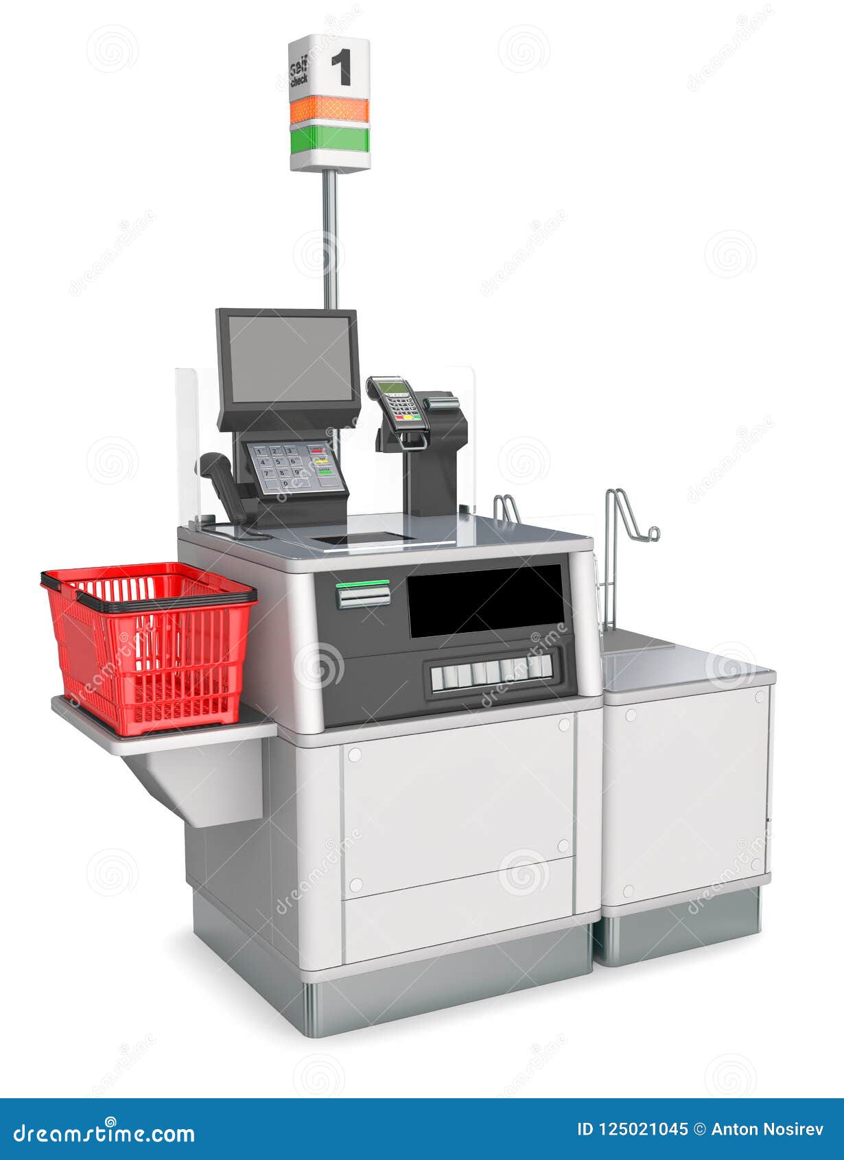 Self-checkout Kiosks Icon That Symbolizes Modern Shopping And Future ...