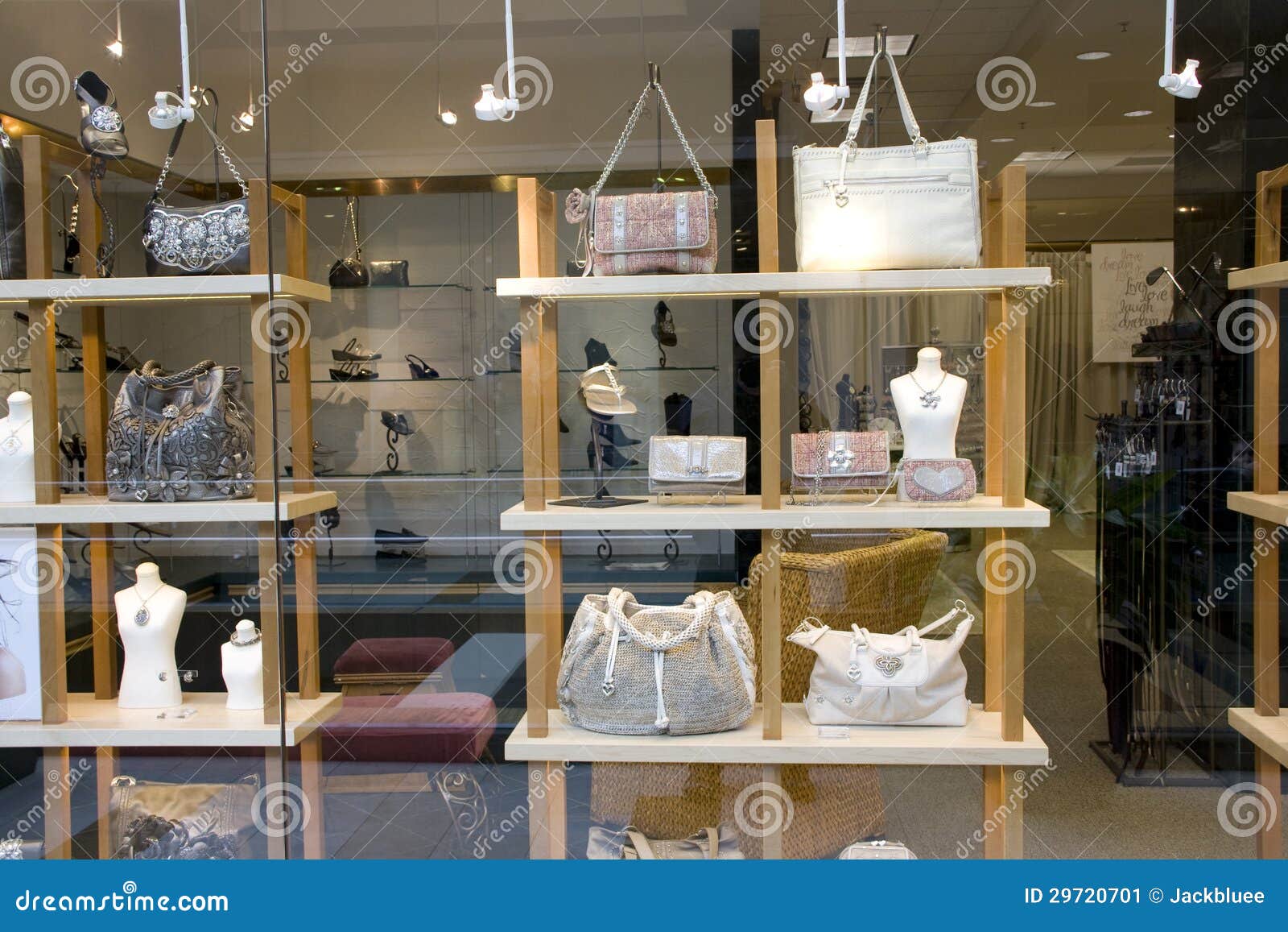 Purse and shoe store stock image. Image of decoration - 29720701