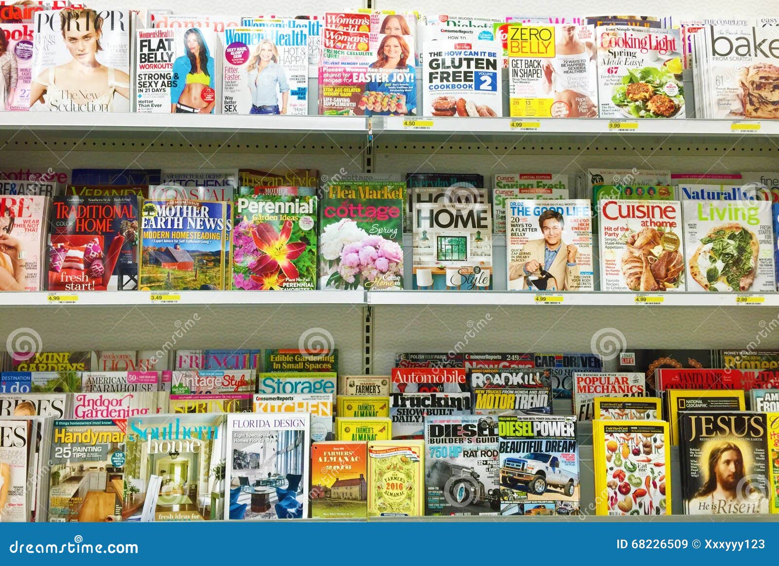 Store Shelf editorial stock image. Image of ledge, market - 68226509