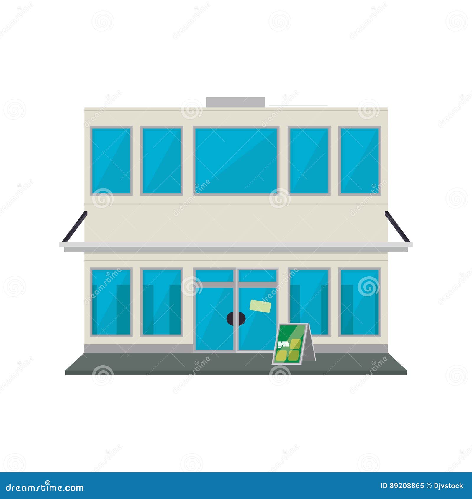 Store shop building stock illustration. Illustration of architecture ...