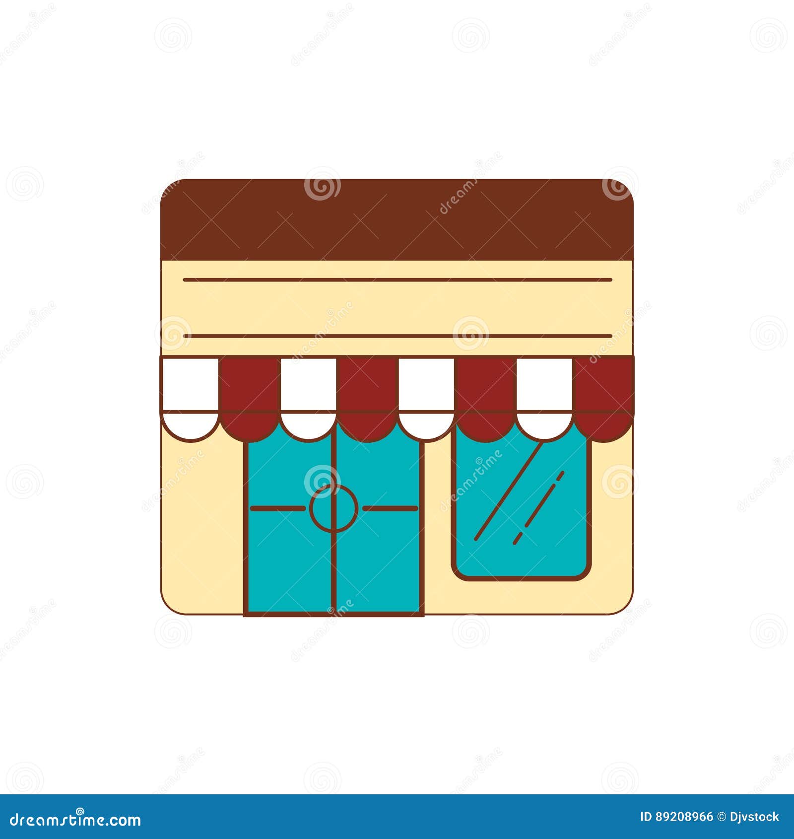 Store shop building stock illustration. Illustration of indoors - 89208966