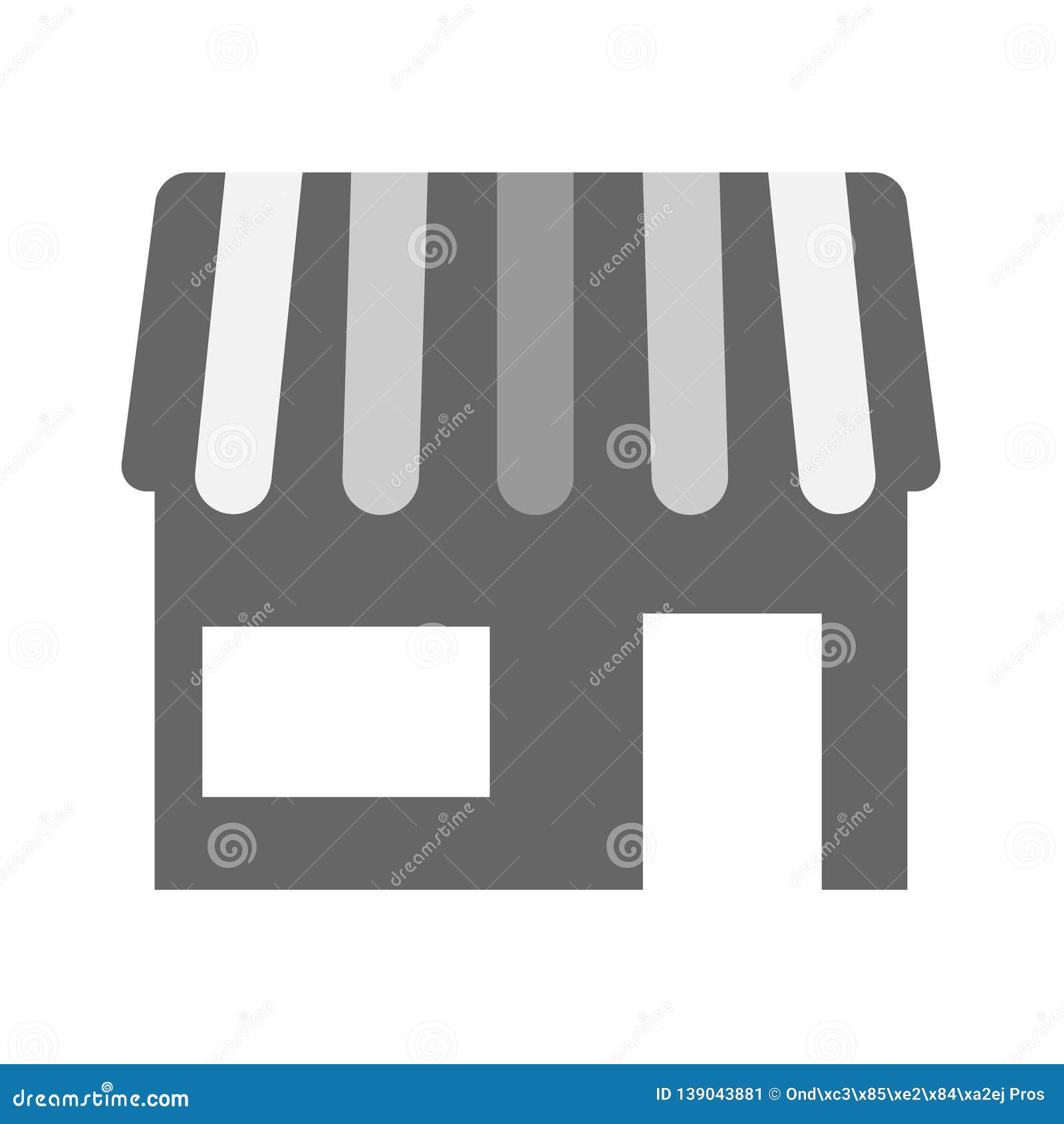 Store Symbol Vector Icon. Simple Filled Store Vector Icon on Background ...