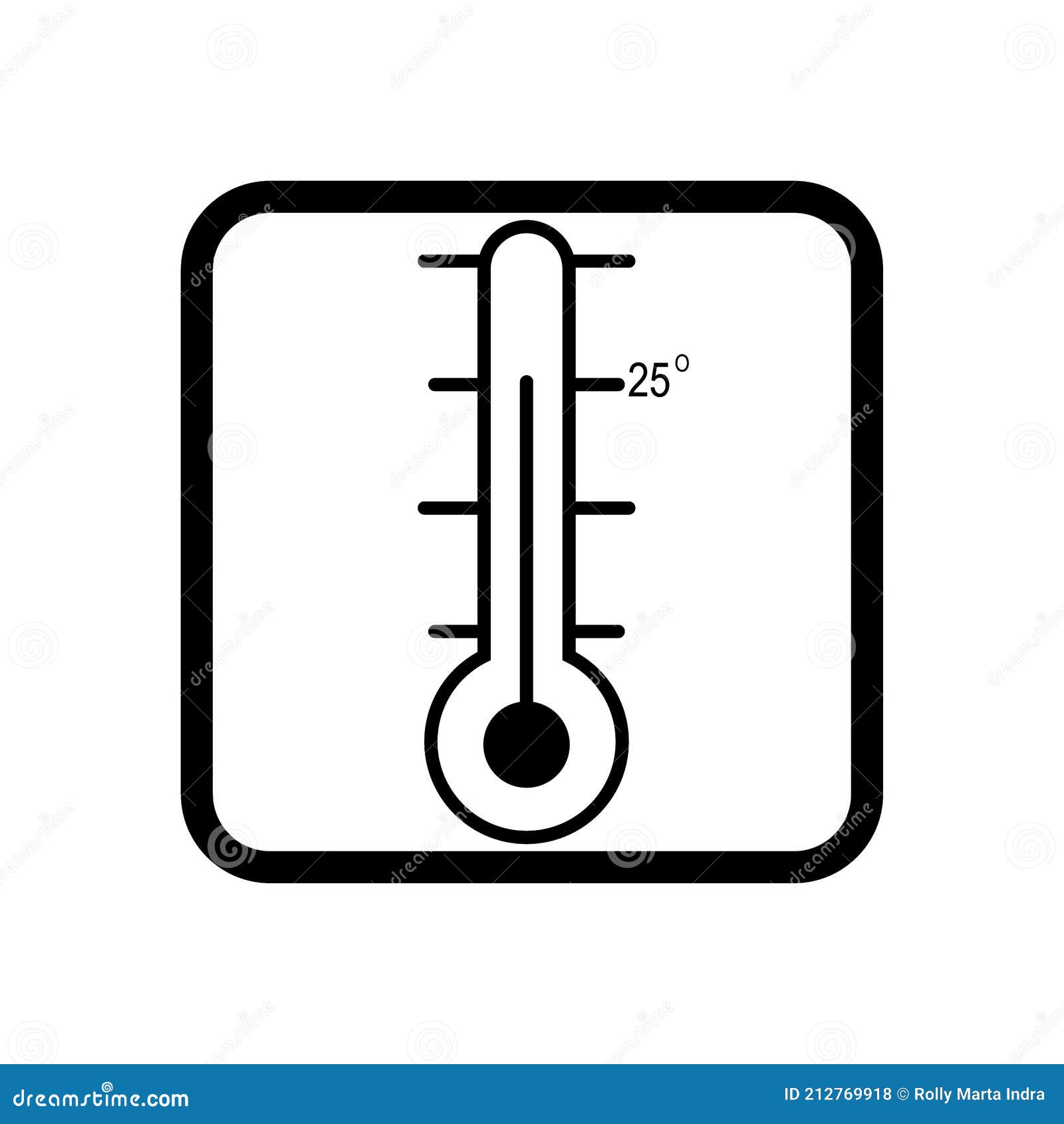 Store At A Temperature Of 20 Degrees. Vector Illustration Of ...