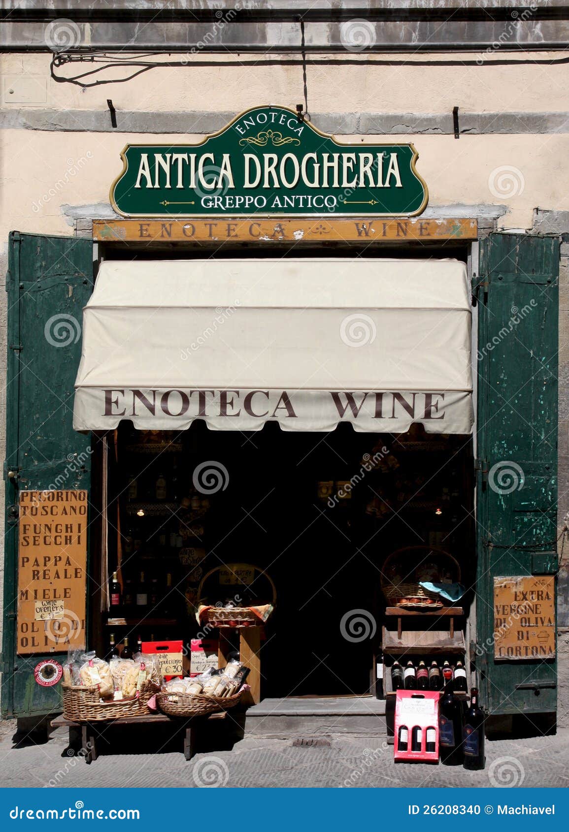 A Store of Typical Tuscanian Food and Products Editorial Image - Image ...