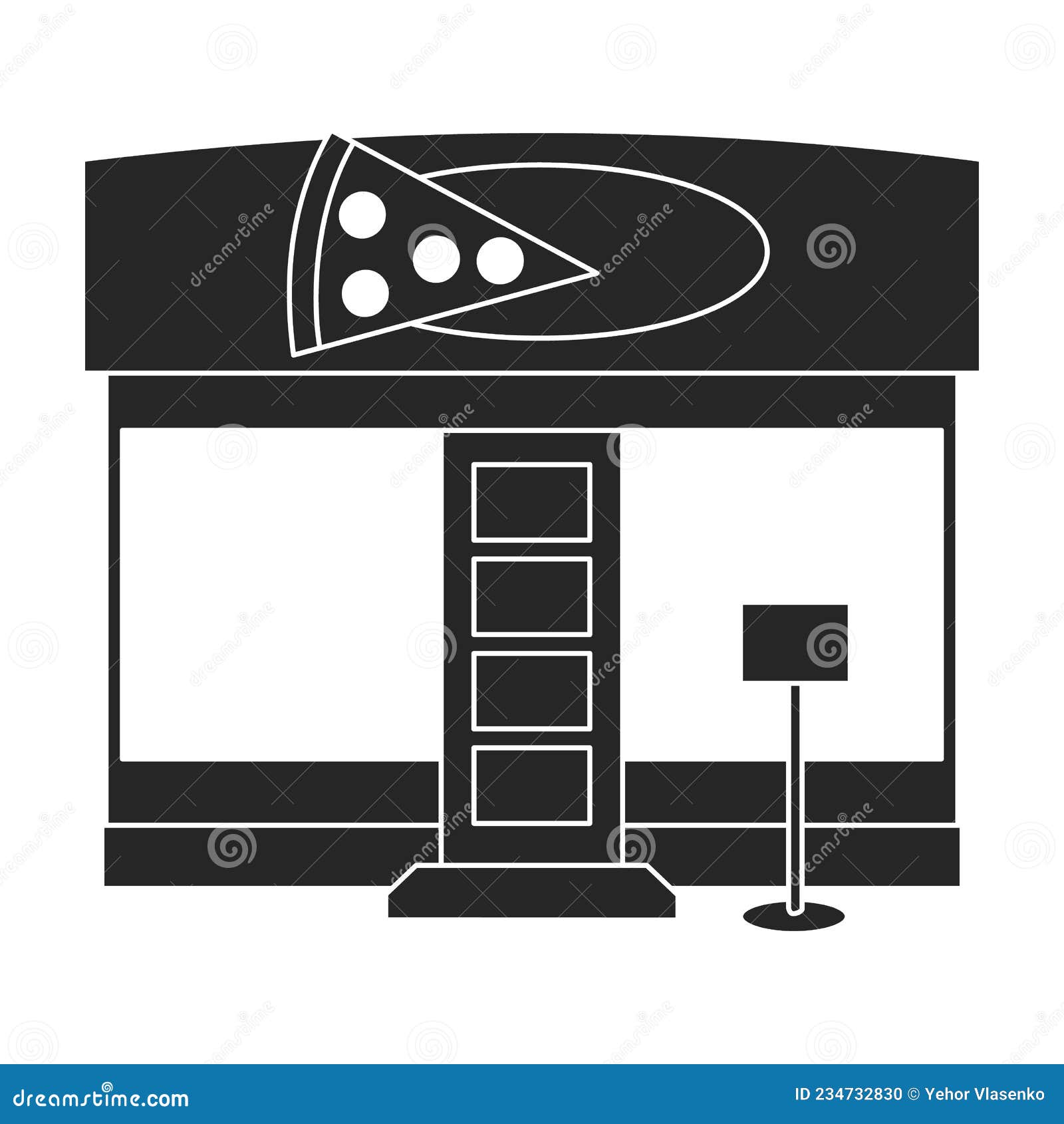 Store Vector Icon.Black Vector Icon Isolated on White Background Store ...