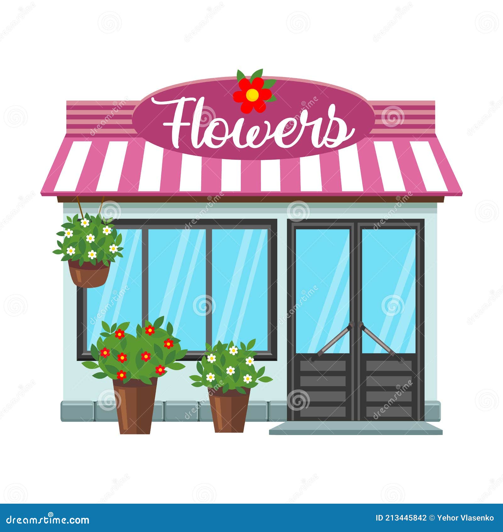 Store Vector Icon.Cartoon Vector Icon Isolated on White Background ...