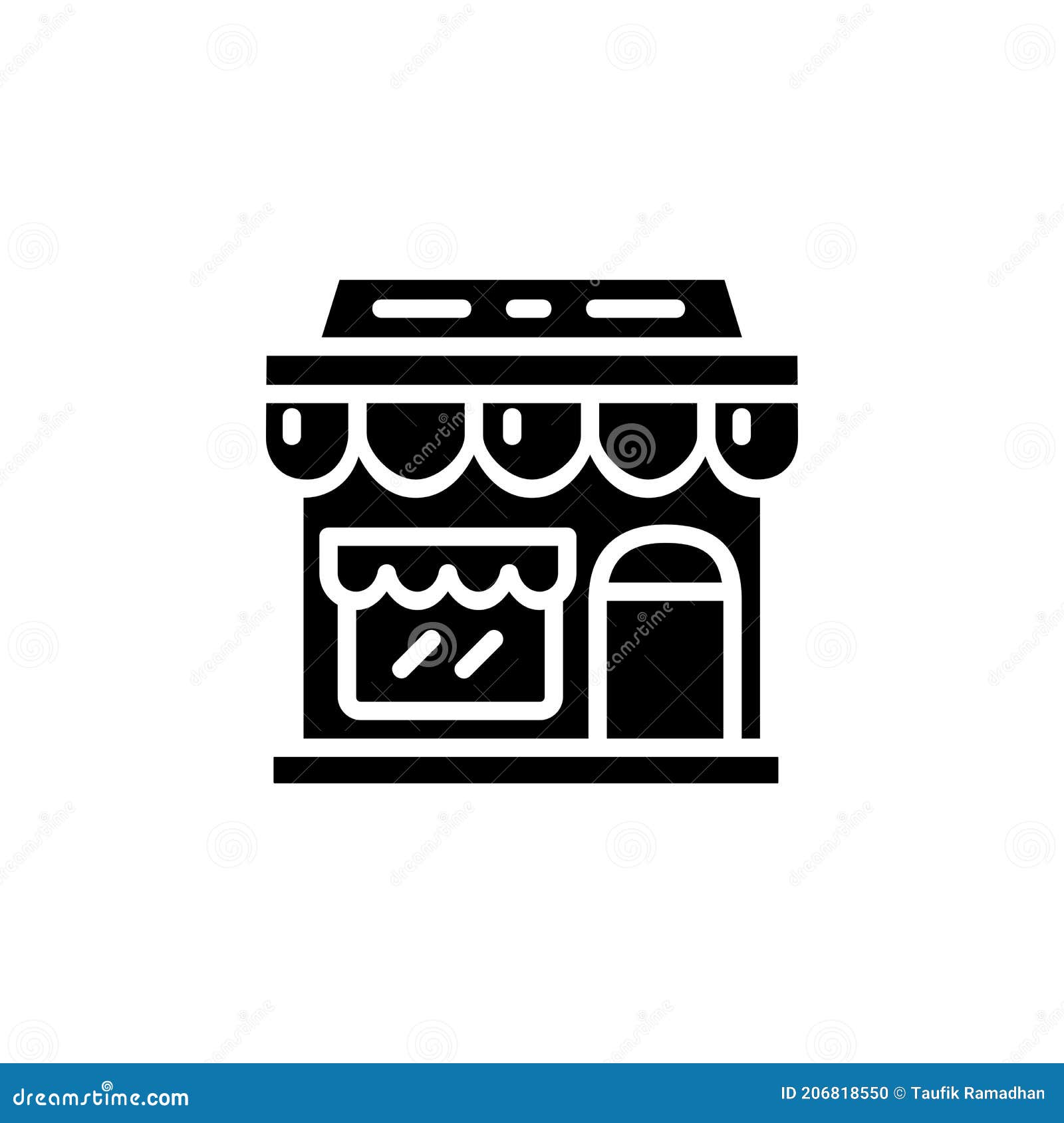 Store Vector Icon Solid Style. Perfect for Website, Application ...