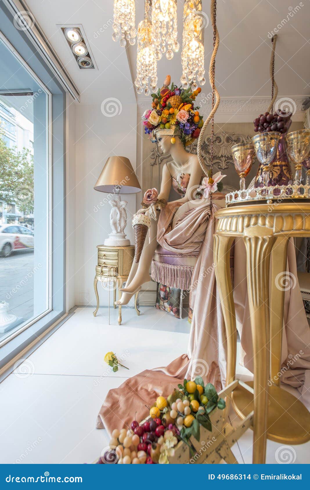 Store Window at Night stock photo. Image of concepts - 49686314
