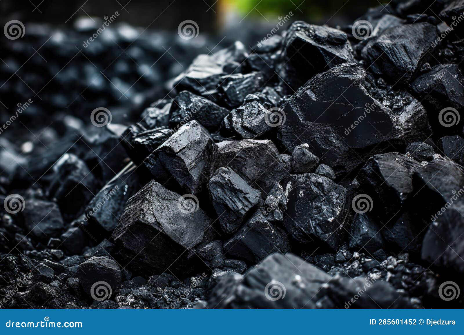 Stored Black Coal. the Primary Source of Energy Stock Photo - Image of ...