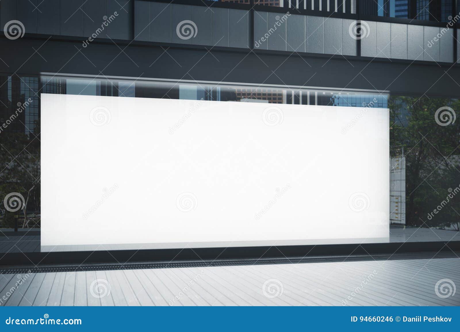 Storefront with banner stock illustration. Illustration of advertising ...