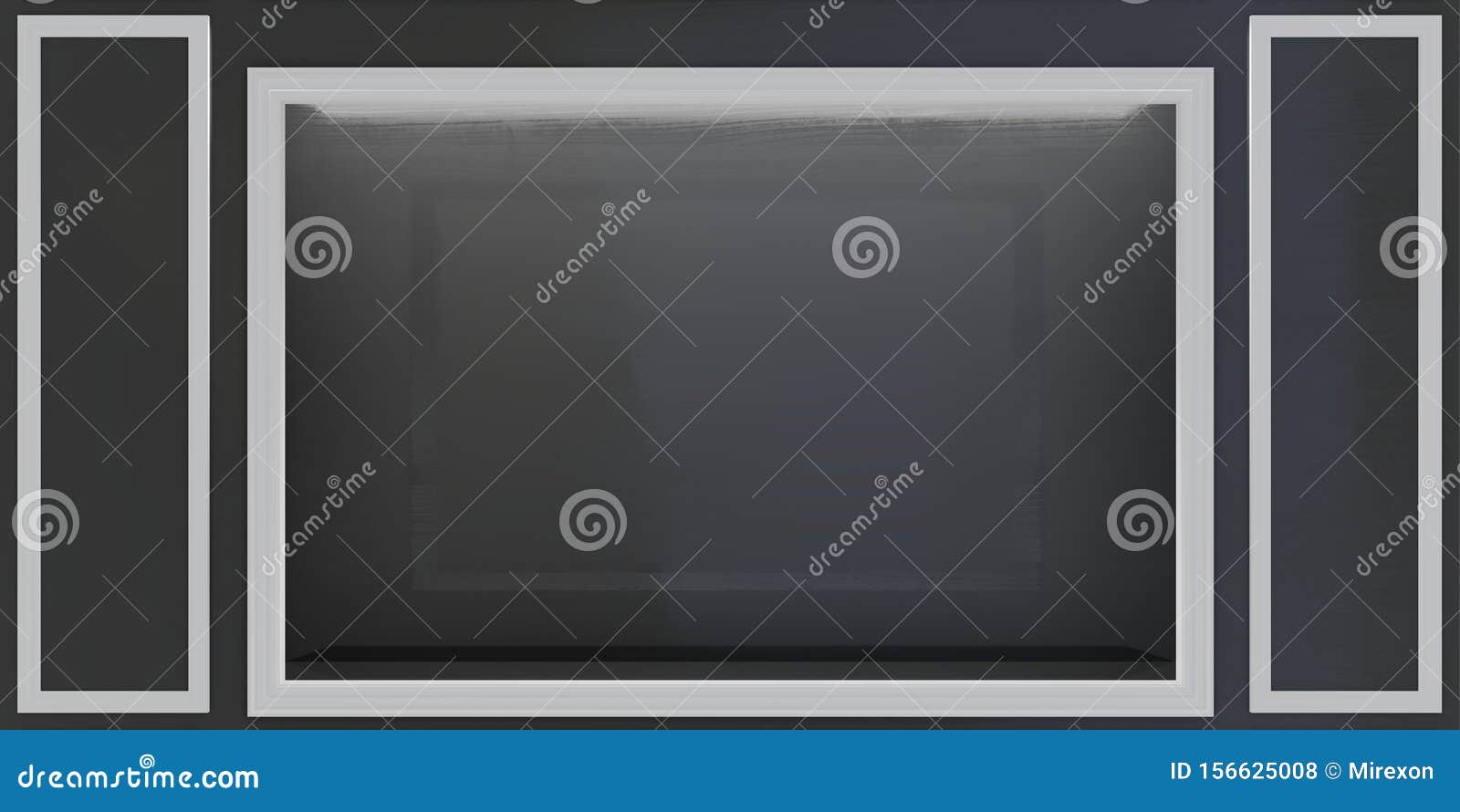 Storefront With Blank Posters Royalty-Free Stock Photography ...