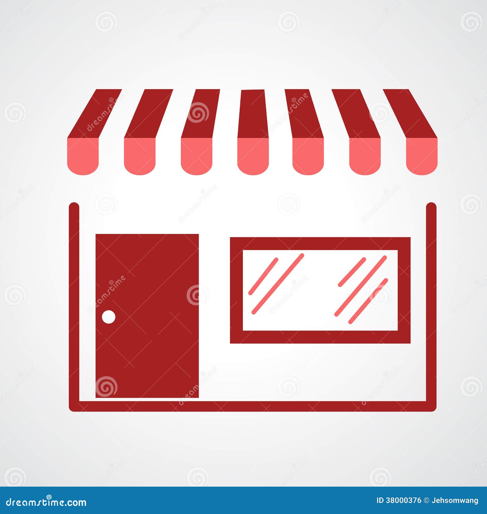 Storefront icon stock vector. Illustration of community - 38000376