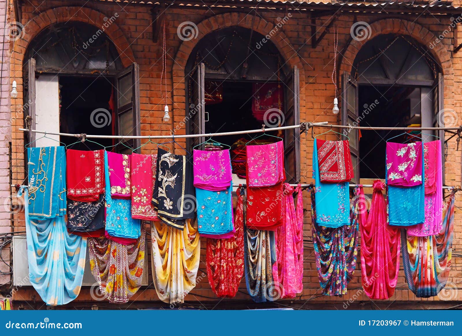 Storefront of Old Nepal Textile Shop Stock Image - Image of storefront ...