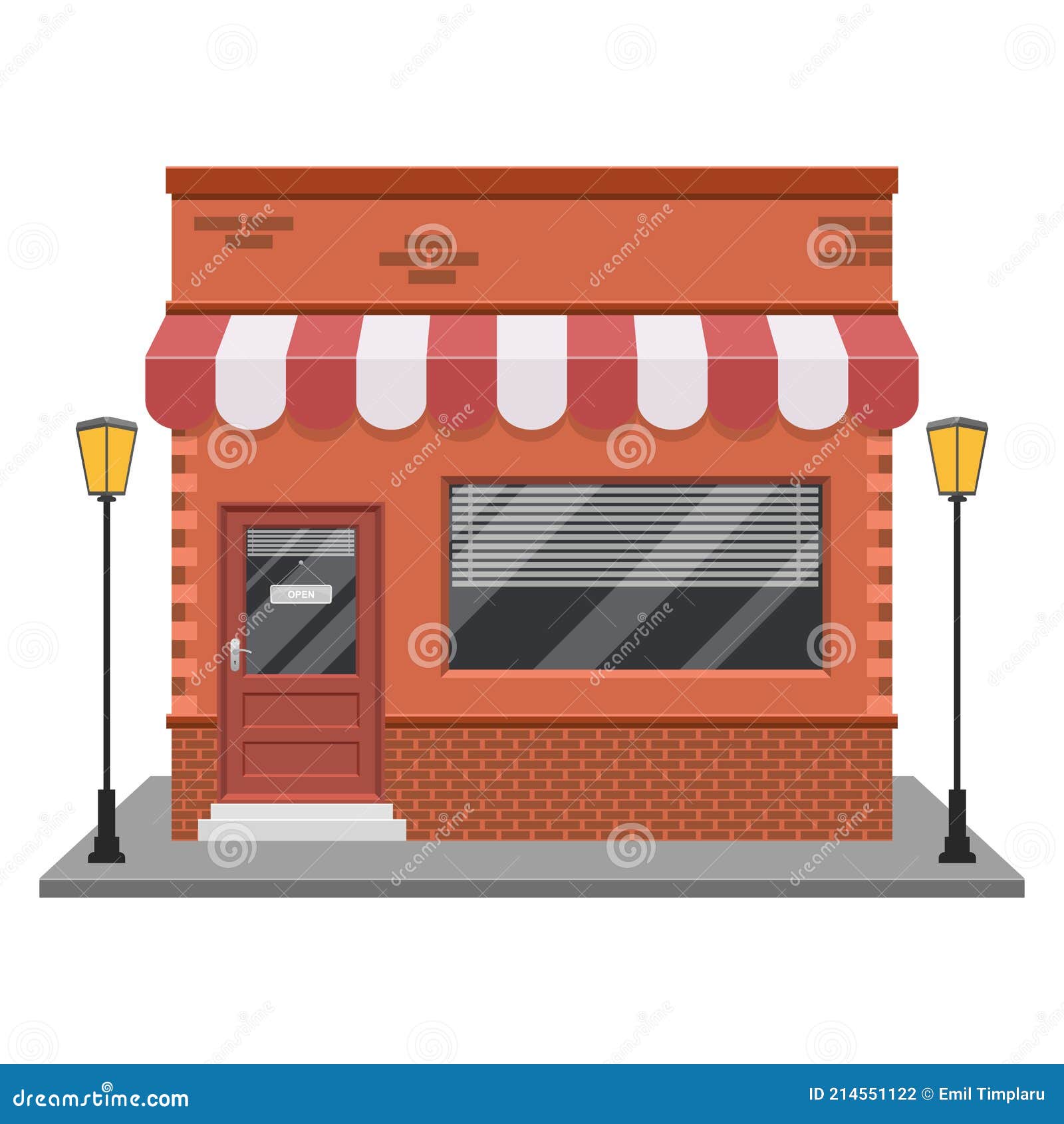 Storefront Vector Design Illustration Stock Vector - Illustration of ...