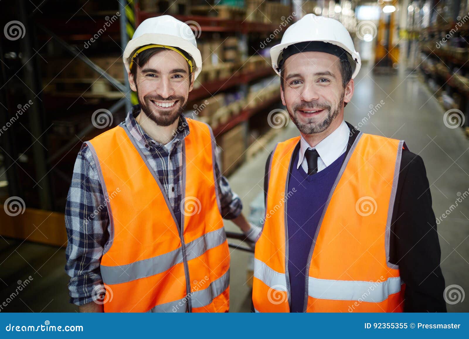 Storehouse employees stock image. Image of successful - 92355355